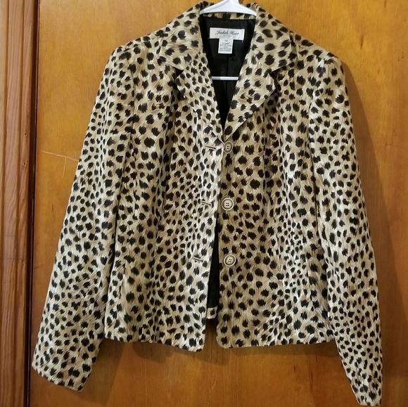 Judith Hart | Jackets & Coats | Judith Hart Animal Print Jacket | Poshmark